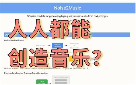 Noise2music、musiclm：文本生成音乐效果如何？ 哔哩哔哩