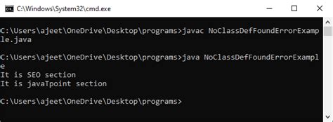 Noclassdeffounderror In Java Online Tutorials Library List