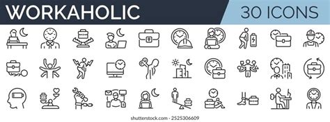 Set 30 Outline Icons Related Smart Stock Vector Royalty Free 2527452991 Shutterstock