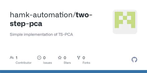 Github Hamk Automationtwo Step Pca Simple Implementation Of Ts Pca