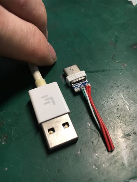 Type一c四根线接法图解 千图网