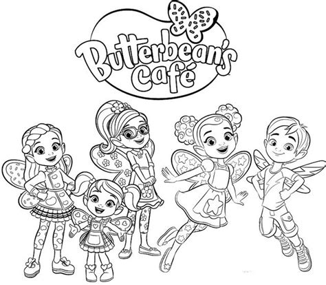 9 Best Butterbeans Cafe Coloring Pages Recommended By Experts