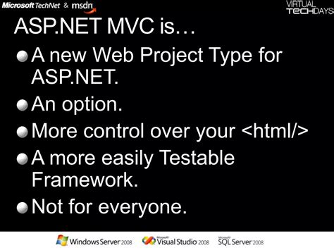 Aspnet Mvc Framework Design Pattern Ppt