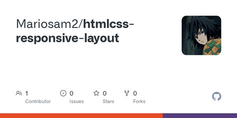 Github Mariosam2htmlcss Responsive Layout