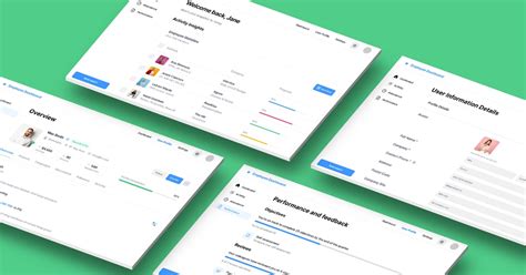 Staff Employee Dashboard Team Performance Tracker Ux And Ui Kits Websites Ft Human And Staff