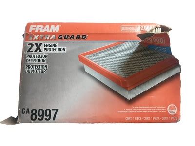New Boxed Fram Extra Guard Ca8997 Air Filter 12000 Miles Ford Escape