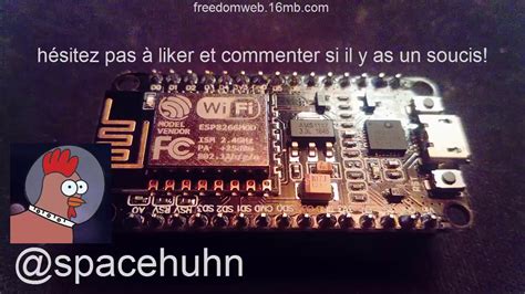 nodemcu esp8266 un jammer wi fi à 4€ setup explicatons [fr] youtube
