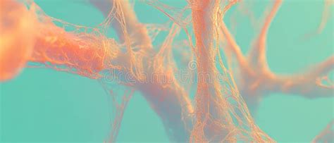 Visualizing Hierarchical Data Through Abstract 3d Tree Diagrams With Vibrant Colors Stock