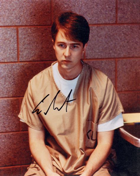 Edward Norton As Aaron Stampler In Primal Fear Signed 8x10 Photo Swau