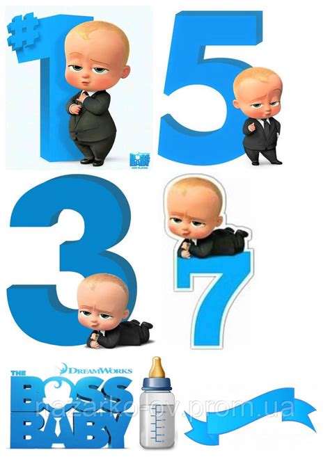 Картинка босс молокосос на торт для печати 1 год Фото подборки 3