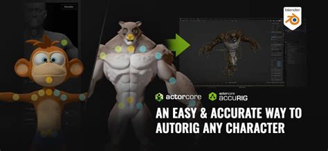 Accurig To Blender Pipeline An Easy And Accurate Way To Auto Rig Any Character Blendernation