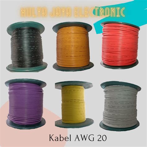 Jual Kabel Awg 26 Serabut Berbagai Warna Shopee Indonesia