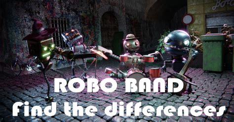 Robot Band Find The Differences