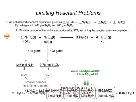 PPT Limiting Reactants PowerPoint Presentation Free Download ID 2956687