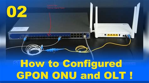 how to configured gpon onu and olt such asbt 762xr and bt pon olt youtube