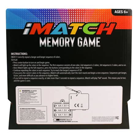 Imatch Electronic Memory Game Five Below