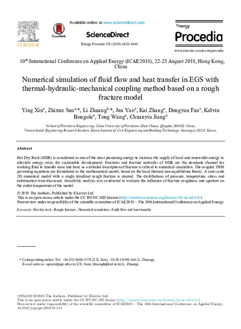 Pdf Numerical Simulation Of Fluid Flow And Heat Transfer In Thermoplates