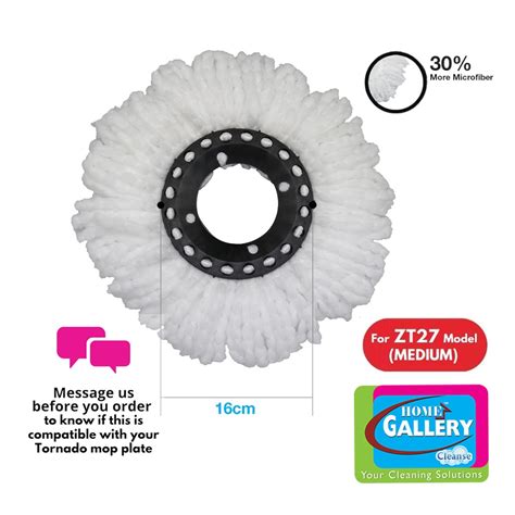 Home Gallery Zt27 Tornado Mop Microfiber Mophead Refill For Zt27 And