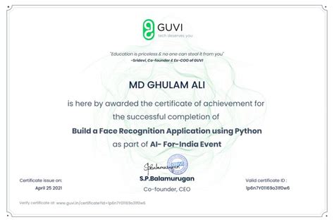 Md Ghulam Ali On Linkedin Guvi Pythonprogramminglanguage Aiforindia