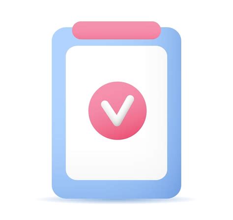 Premium Vector Clipboard Done Checkmark Icon Document File Check List