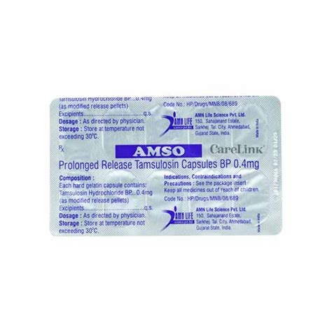 Tamsulosin 04mg Spc Amso Online Pharmacy In Sri Lanka Carelinklk