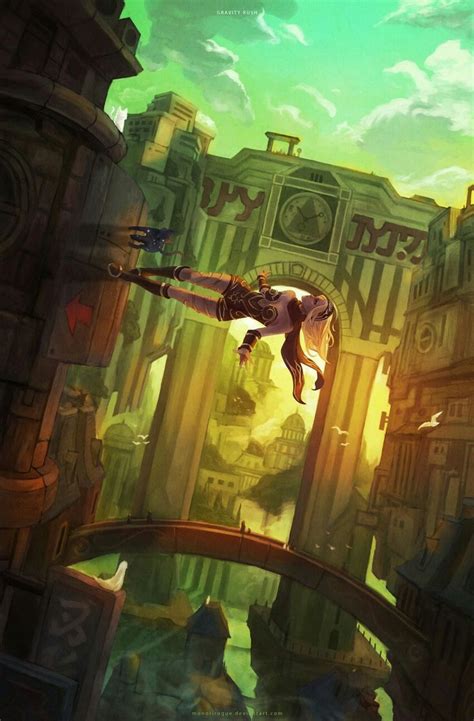 Kat And Dusty Gravity Rush By Monorirogue Gravity Rush Kat Gravity