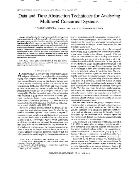 Pdf Data And Time Abstraction For Analyzing Concurrent Systems