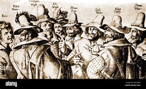 Gunpowder Plot Conspiracy 1605 The Gunpowder Plot Conspirators With