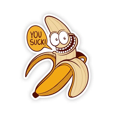 Summer Banana Sticker