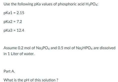 answered use the following pka values of… bartleby