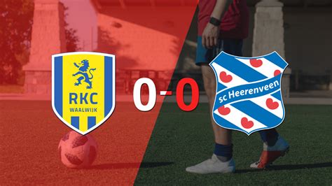 Cero A Cero Terminó El Partido Entre Rkc Waalwijk Y Heerenveen Infobae