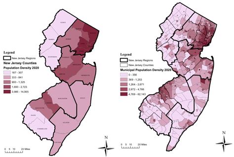 Population Density And New Jerseys Two Largest Racialethnic Minority Groups In 2020 New