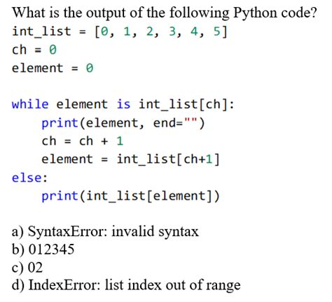 Answered What Is The Output Of The Following Bartleby