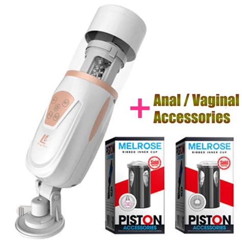 D Channel Automatic Piston Telescopic Male Masturbator Oral Sex Vaginal Anus Airbag Clamp Penis