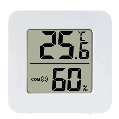 Mini Digital Thermometer Hygrometer Lcd Display Temperature Humidity Meter Sensor Wall Mounted