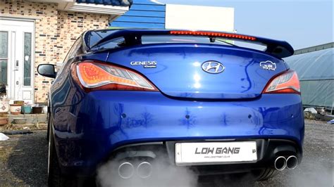 제네시스 쿠페 38 와프 가변 배기 Youtube