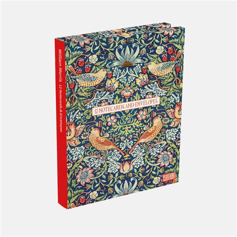 The Ted Stationery Co Notecard Wallet Strawberry Thief A • Colemans
