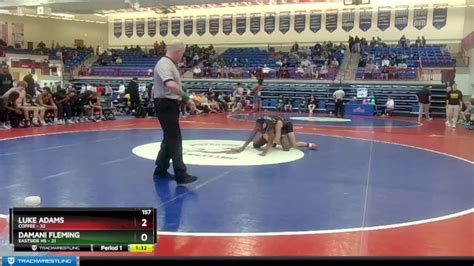 157 Lbs 2nd Wrestleback 16 Team Damani Fleming Eastside Hs Vs Luke Adams Coffee