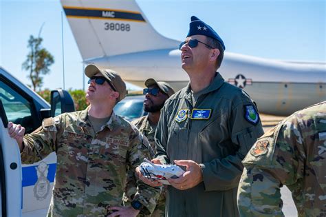 18th Air Force Leadership Visits Travis Air Force Base Travis Air