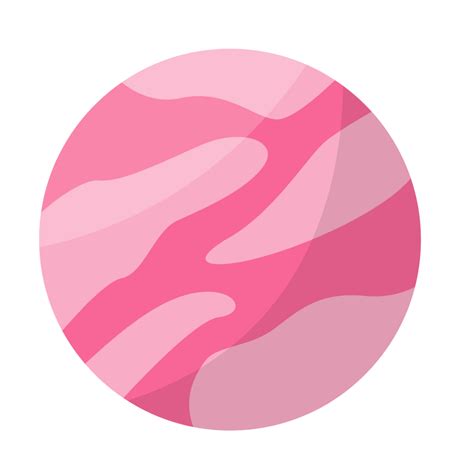 Pink Planet Illustration 24596370 Png
