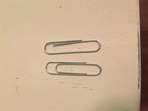 I Found A Paper Clip With No Inside Loop Imgur