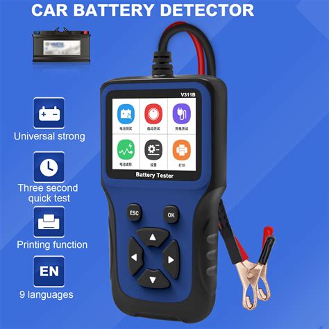 12v Universal Car Battery Tester Analyzer Detector Grandado