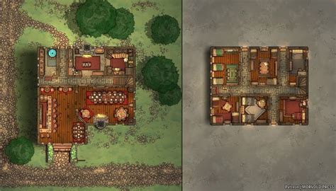Battle Map Lmop Ruined Tresendar Manor Morvold Press Jeff Todd Artofit