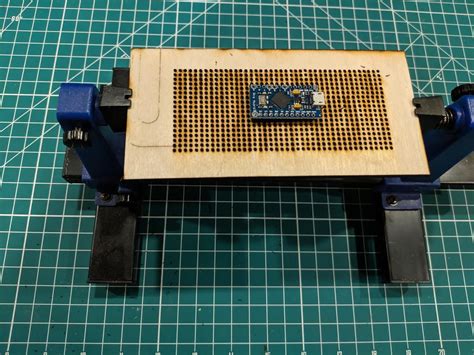 I Made A Wood Perf Board For Soldering Arduino Header Pins And Thought