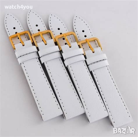 НОВИ БЕЛИ КАИШКИ ЗА ЧАСОВНИЦИ БЯЛА КАИШКА ОТ ЕСТЕСТВЕНА КОЖА в Каишки за часовници в гр Русе