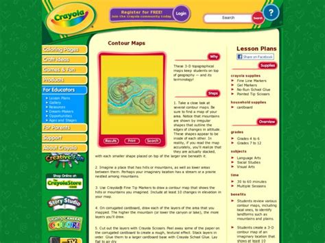 Contour Maps Lesson Plan For 4th 12th Grade Lesson Planet