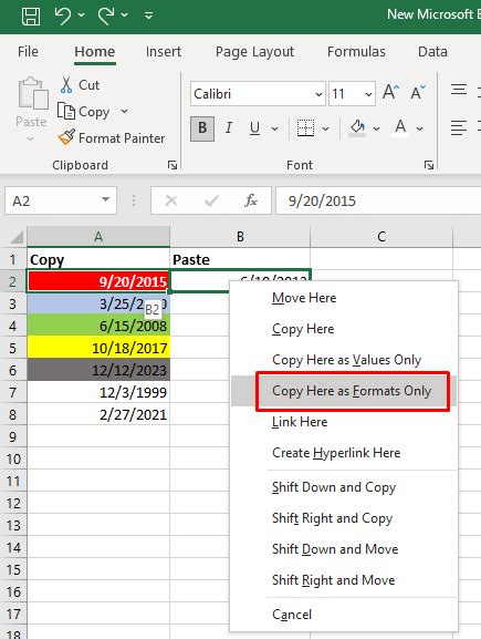How To Copy Cell Formatting In Microsoft Excel