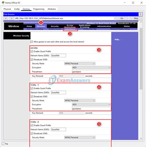 372 Packet Tracer Configure Wireless Router Hardening And Security