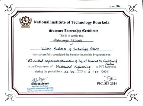 Aishwarya Patnaik On Linkedin I Am Thrilled To Announce The Successful Completion Of My Summer…