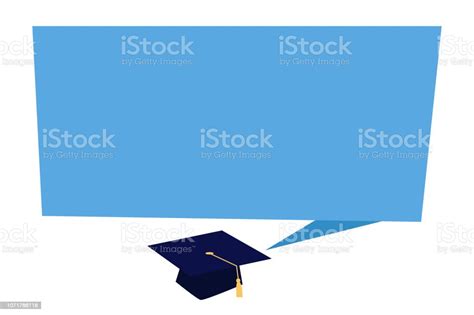 평면 디자인 비즈니스 벡터 일러스트 레이 션 개념 빈 서식 파일 복사 공간 텍스트 광고 웹사이트에 대 한 Esp 절연 3d 아이소메트릭 빈 사각형 연설 거품 꼬리 술 졸업